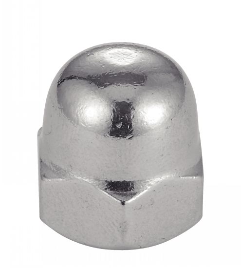 HEXAGON CAP NUTS Inox A4 DIN 1587 (UNI 5721) (Model : 64604)